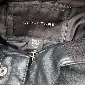 Structure | Jackets & Coats | Structure Faux Leather Coat | Poshmark